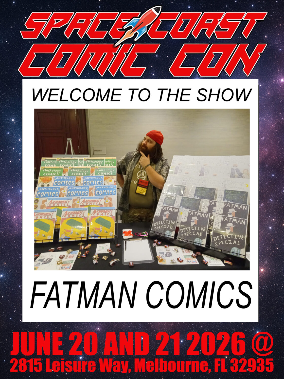 Space Coast Comic Con – June 20 -21, 2026
